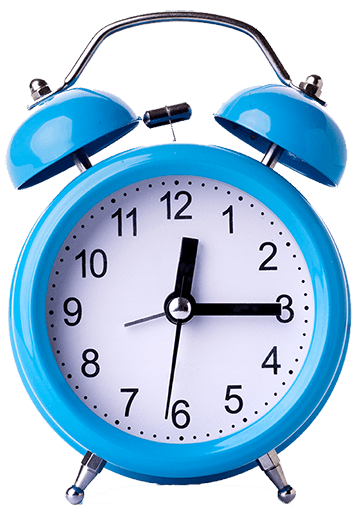 Blue Alarm Clock - Techvue360